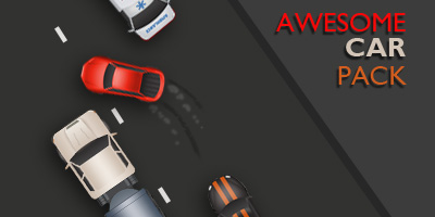 Game Art Giveaway #7 – Top Down Vehicles Sprites Pack - UnLucky Studio