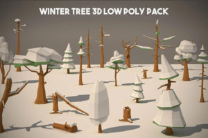 15 Nature Low Poly Packs for Games - UnLucky Studio