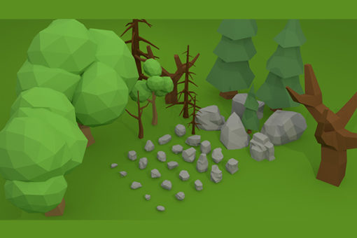 15 Nature Low Poly Packs for Games - UnLucky Studio